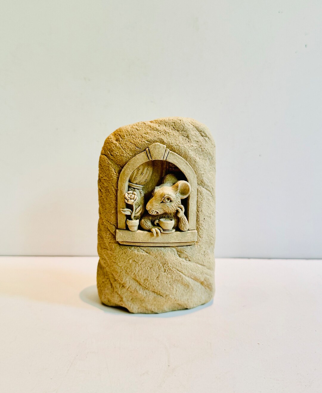 Vintage 2001 George Carruth Studio Anthropomorphic Mouse Plaque Wall ...