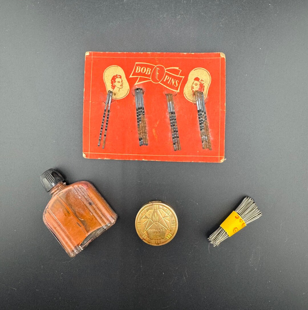 Miniature Art Deco Princess Pat Makeup Compact Nail Polish Bottle New ...