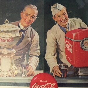 1951 Coca Cola Ad Vintage Coke Anniversary Advertising Print | Etsy