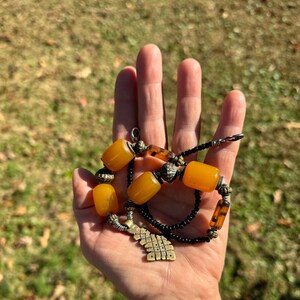 Vintage African Coptic Cross Pendant Necklace Eritrea Ethiopia Africa ...