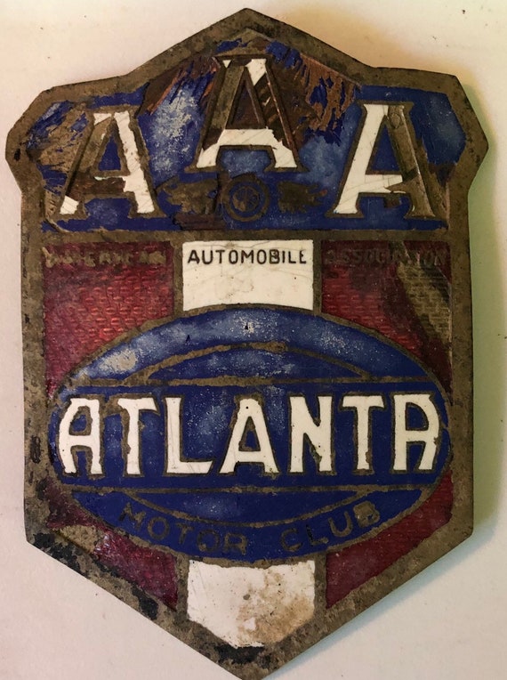 Antique Atlanta Georgia AAA Motor Club Atlanta Motor Club | Etsy