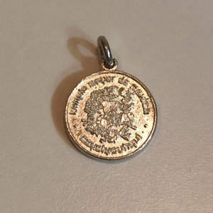 Vintage Silver Mexican Sundial Charm Mayan Temple Memento Tempelo Maya ...