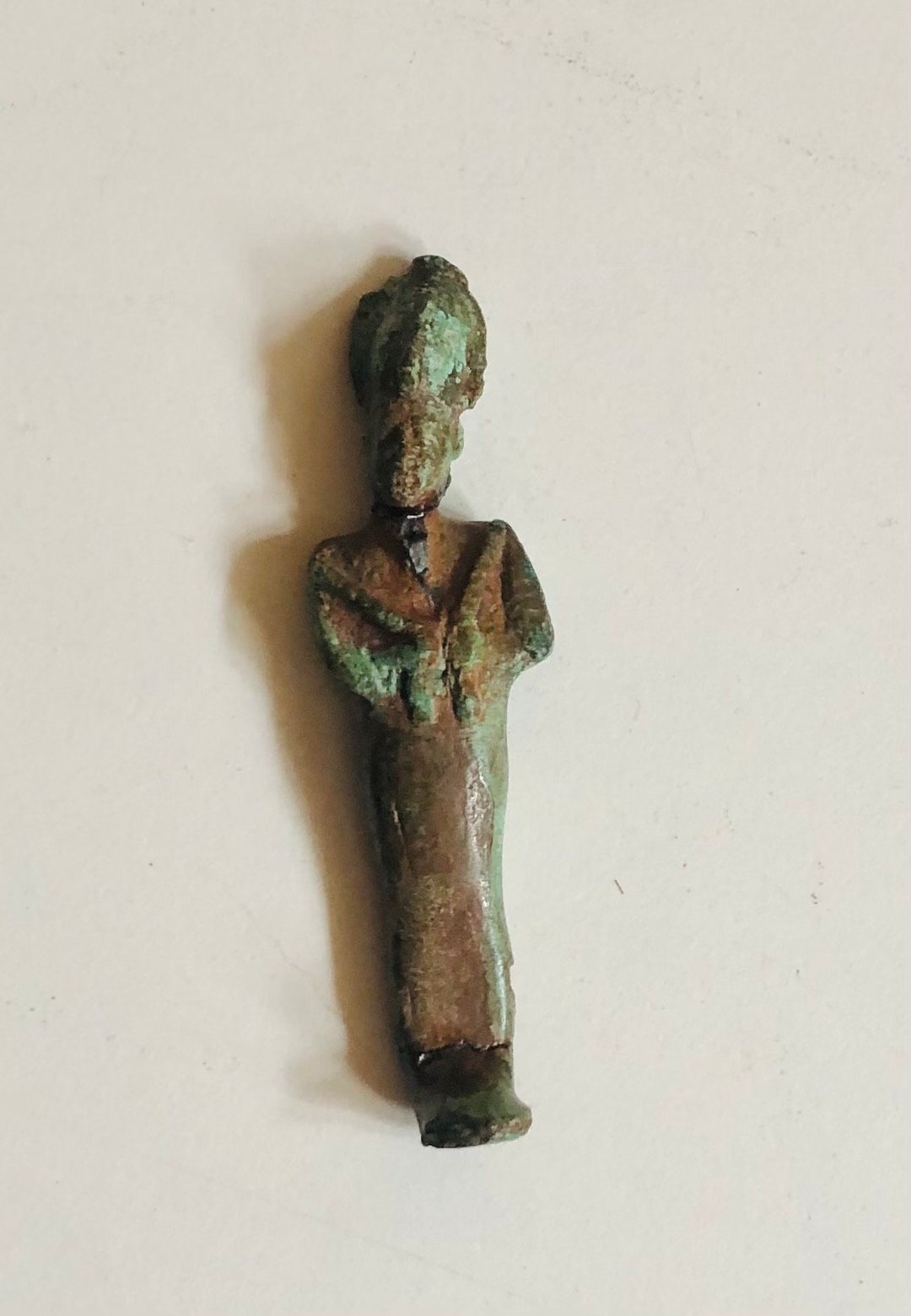 Ancient Egyptian Osiris Turquoise Faience Ushabti Pharaoh Amulet Egypt ...