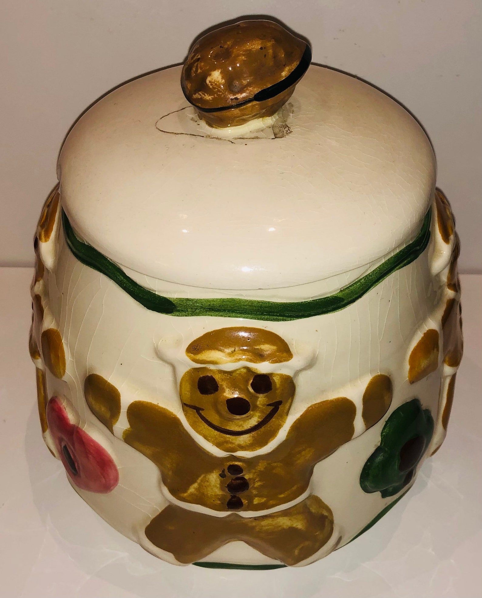 1957 Los Angeles Potteries Cookie Jar Happy Gingerbread Man - Etsy