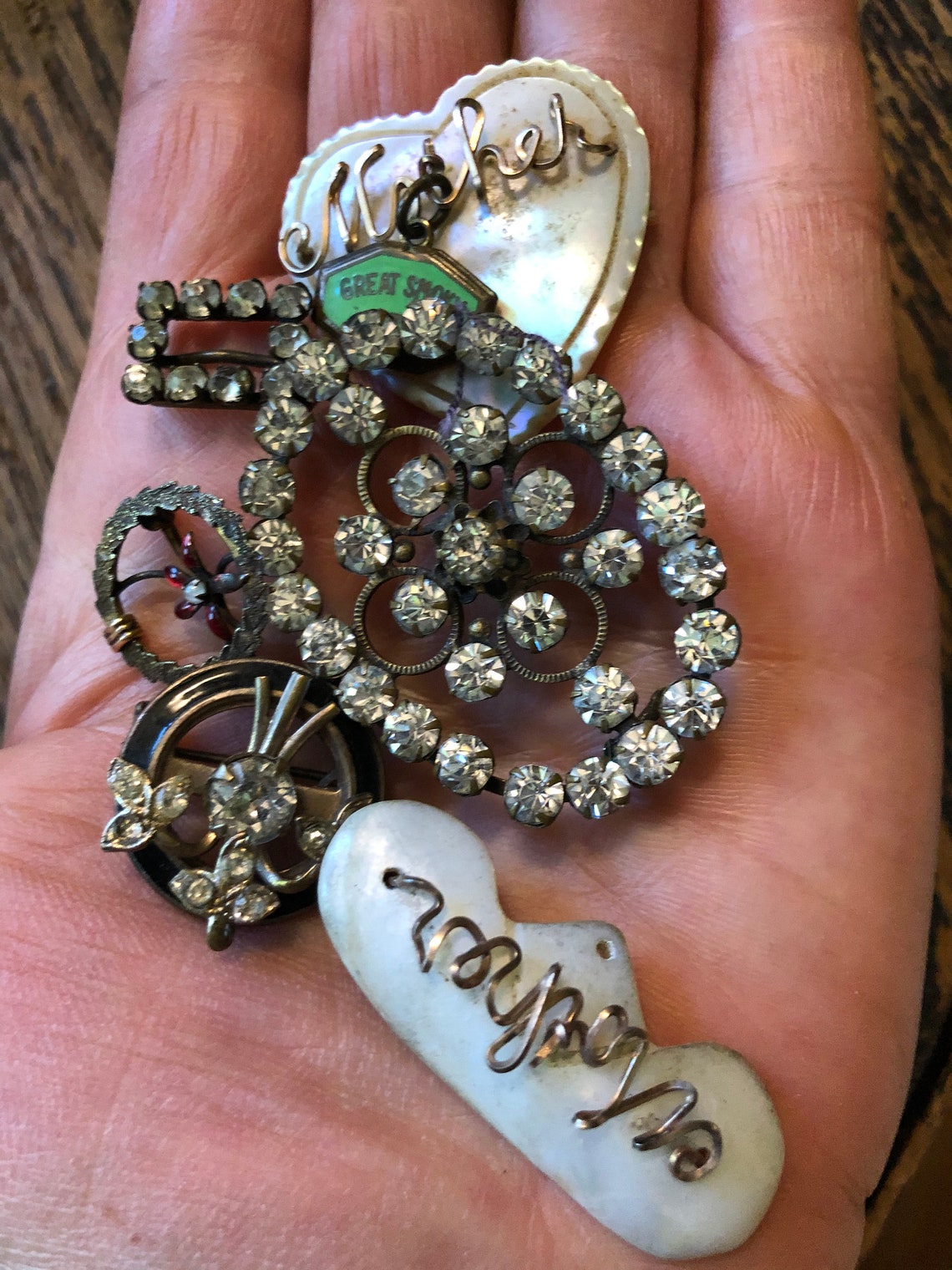 Jewelry JOB LOT Victorian Scatter Pins Edwardian Bar Pins Misc | Etsy