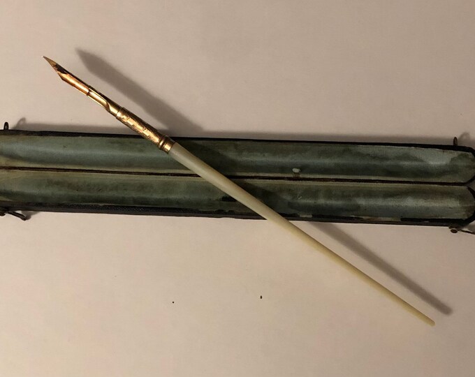 Antique Aikin Lambert & Co. New York Dip Nib Pen Mother Pearl Original ...