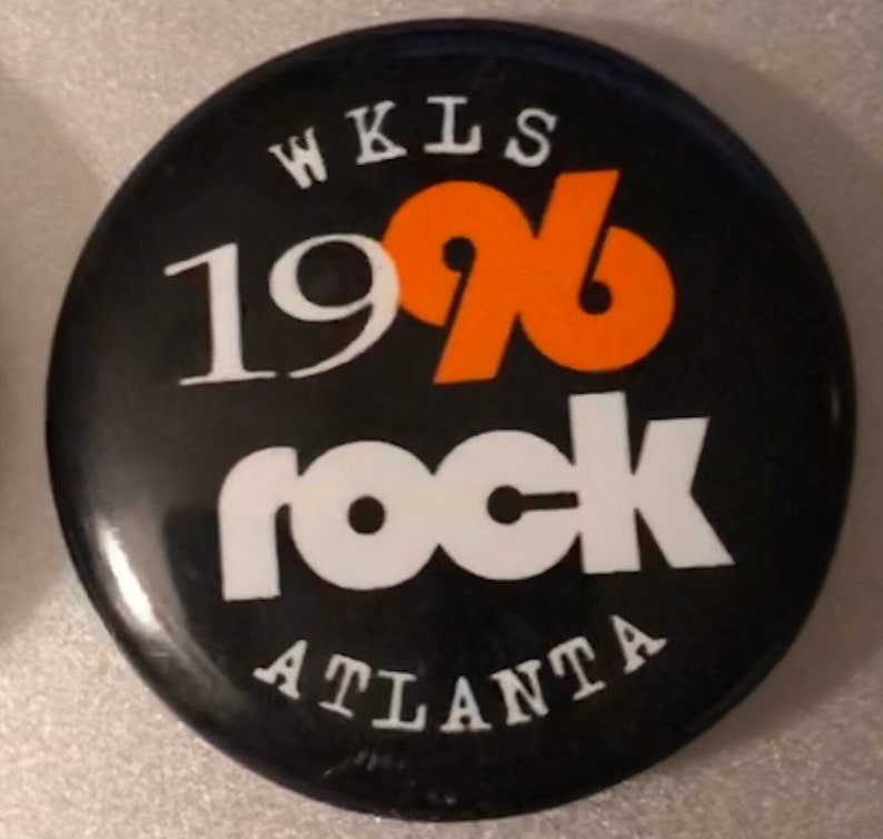 Atlanta 96 Rock Radio Station WKLS Pinback Buttons Stickback - Etsy
