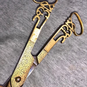Antique Ottoman Calligraphers Scissors Turkey Antique Ottoman Persian ...