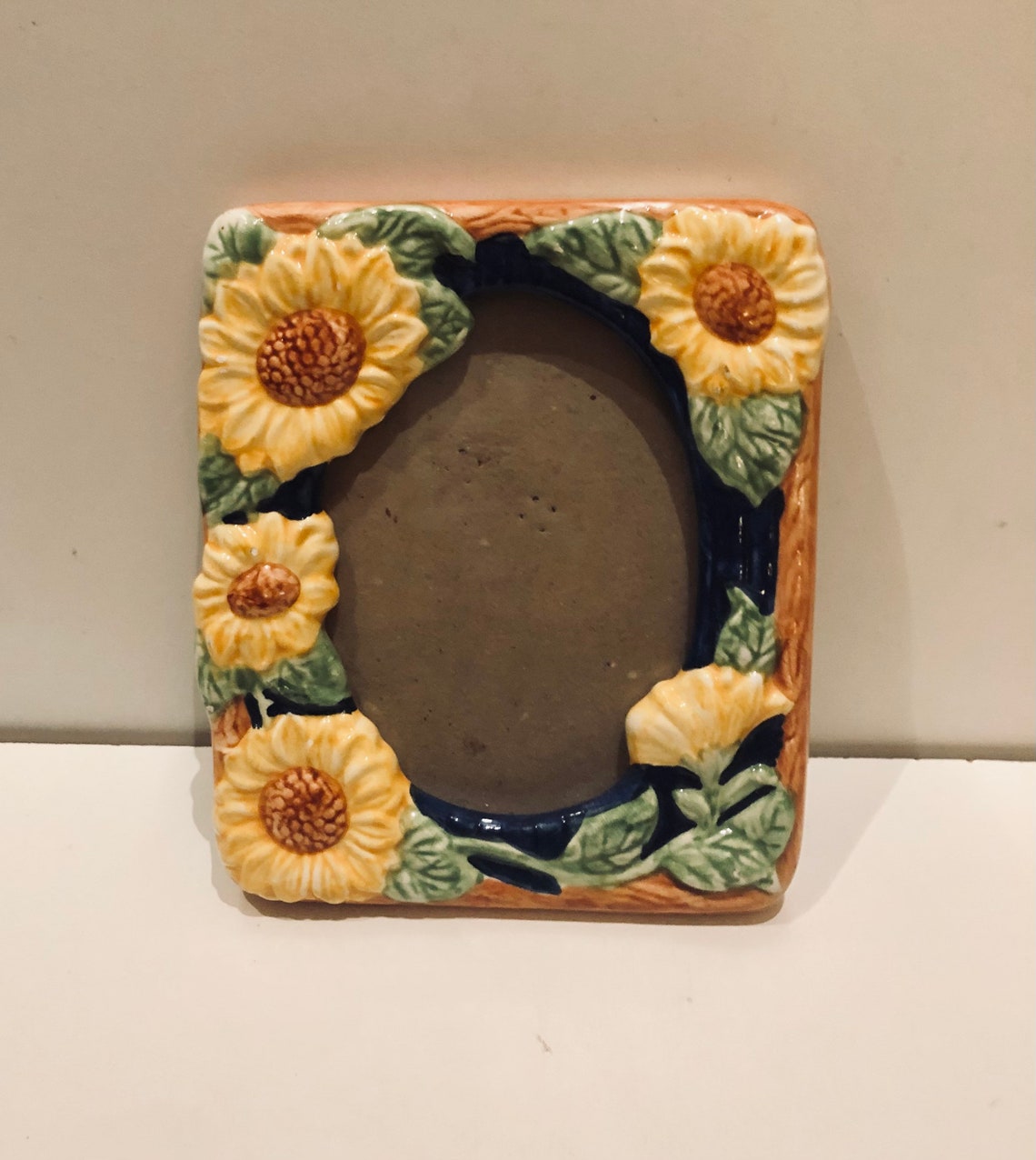 Vintage Ceramic Miniature Picture Frame Hand Painted in - Etsy