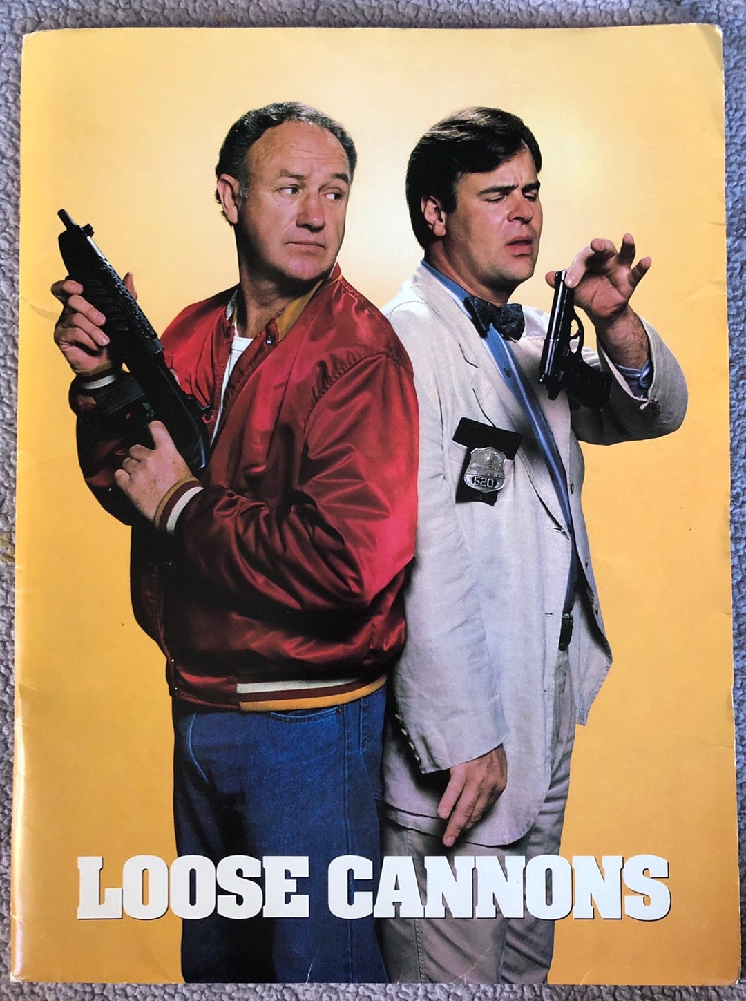 1989 Loose Cannons Press Kit Dan Akroyd Gene Hackman Tri Star Pictures ...