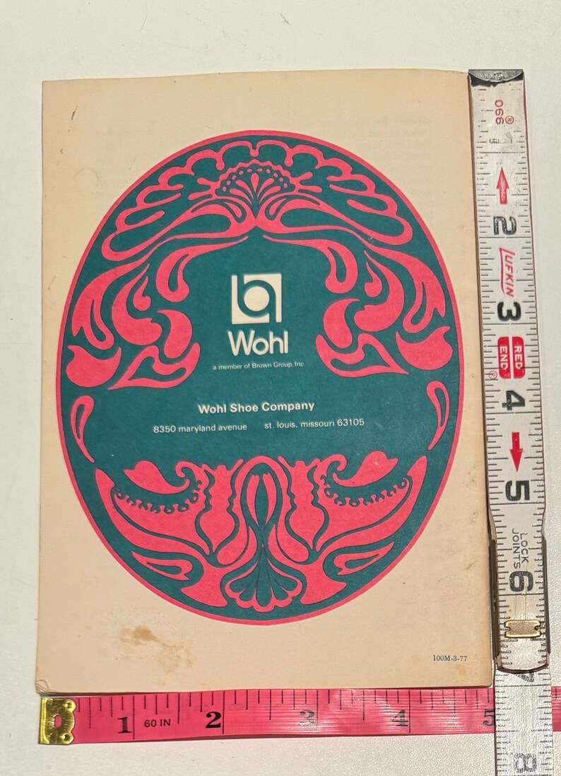 Vintage 1969 Shoes of Yesterday Wohl Shoe Company Book on the Romance ...