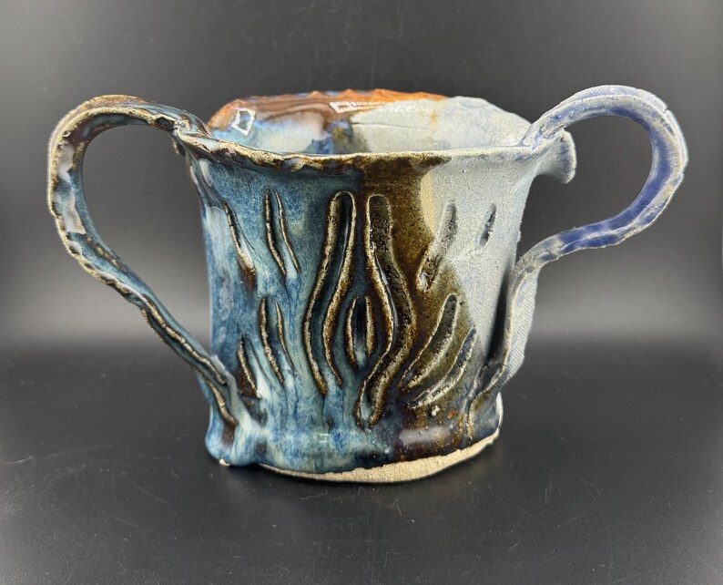 Handmade Ceramic Judaic Ceremonial Netilat Yadayim Natla Shacharit ...