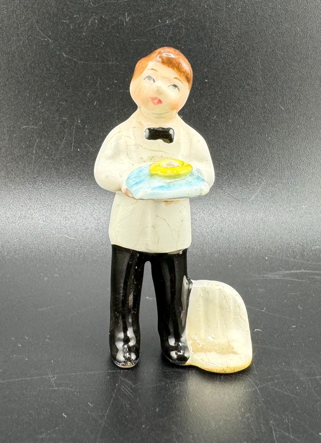 Vtg Mid Century Lefton Ringbearer Boy Wedding Cake Topper Figurine Made ...