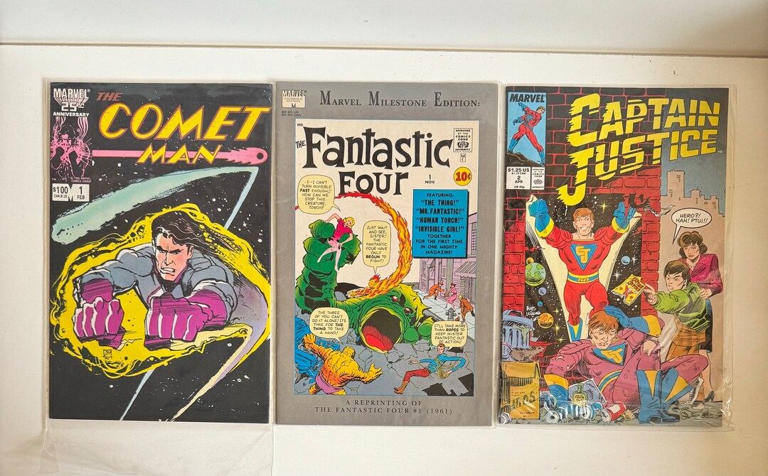 3 Marvel Comics Fantastic Four #1 Milestone Edition 1961 Reprinting the ...