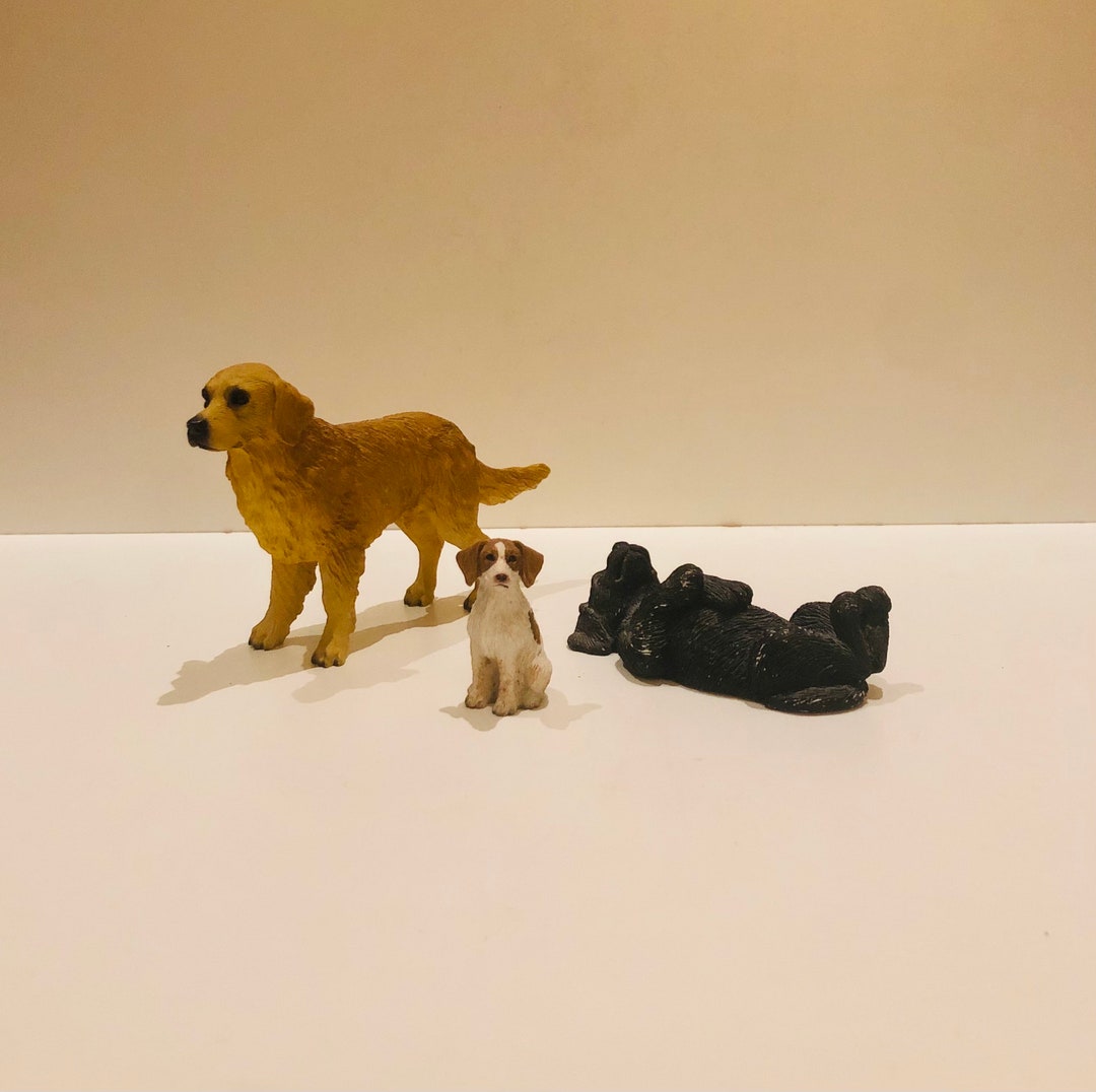 Miniature Vintage Resin Dog Collection Sandicast Sandra Brue Black ...