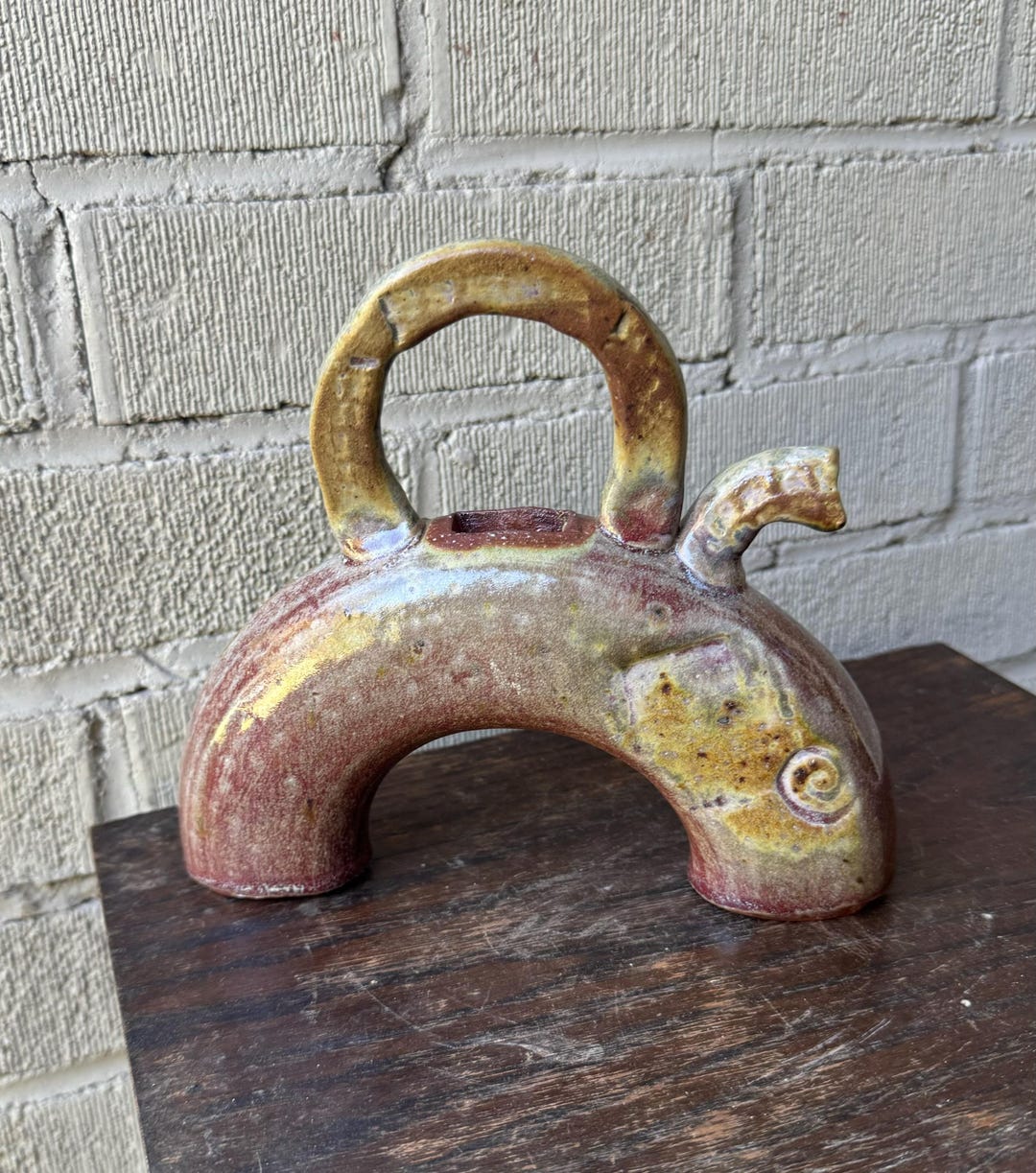 Fabulous Art Deco Inspired Vintage Postmodern Slab Pottery Ornamental ...