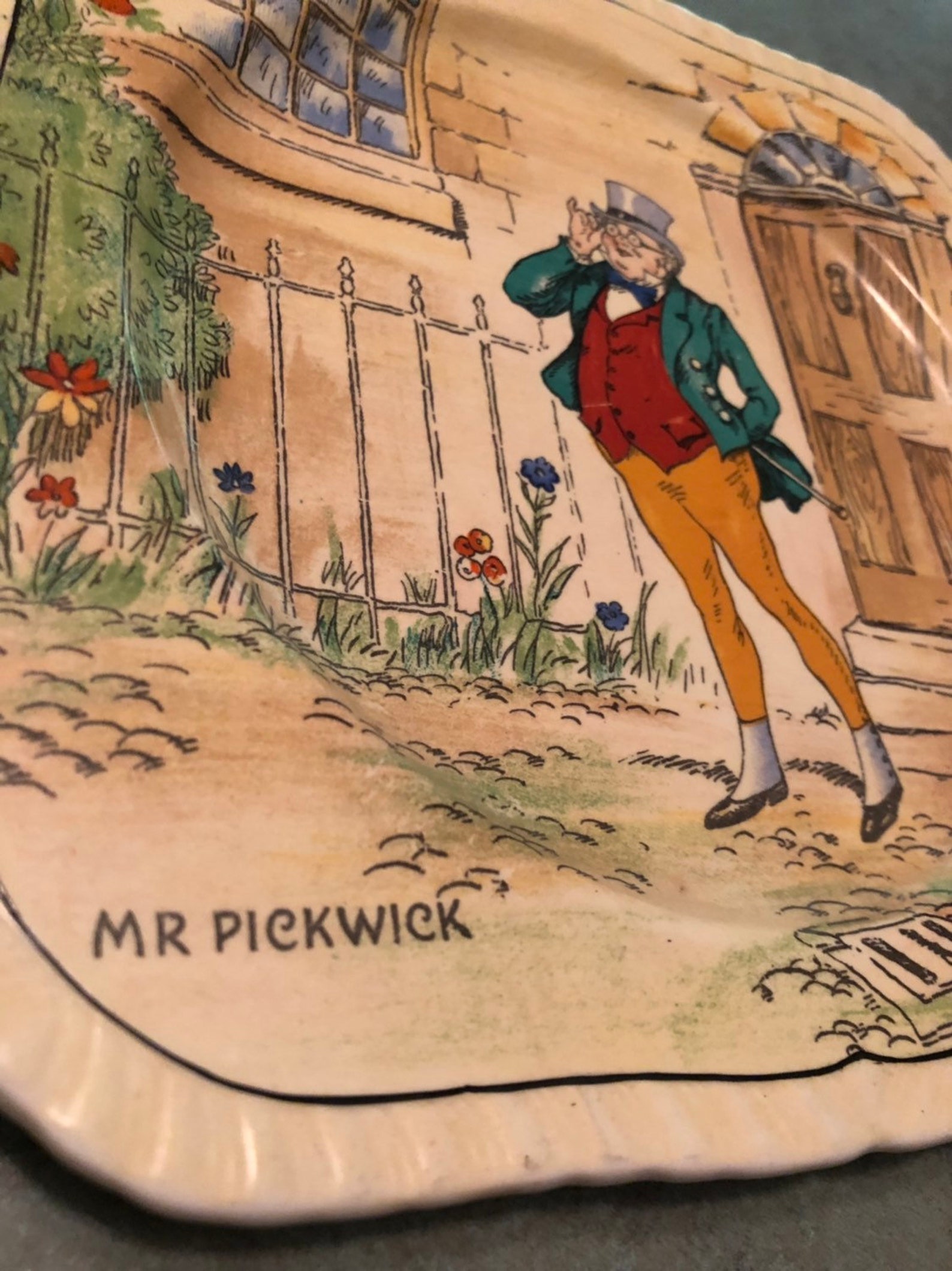Mr Pickwick Charles DICKENS Character Plate Collectible Alfred - Etsy