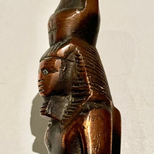 Vintage King Ramses Statue Copper Egyptian Pharoah Figure Pharaonic ...