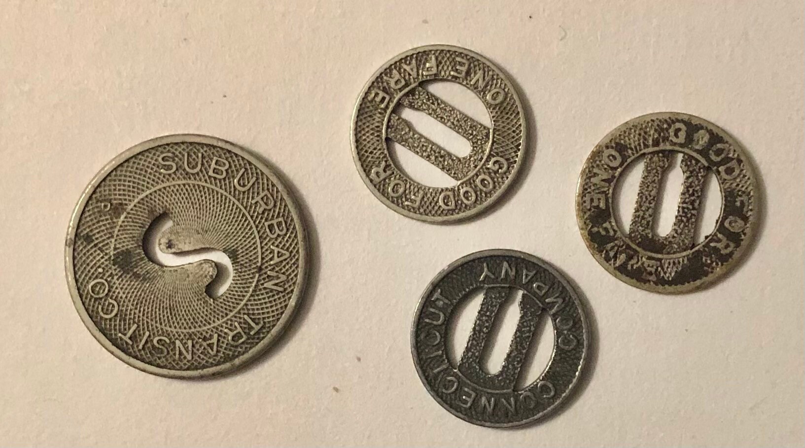 Antique Transit Company Token Collection Streetcar Token One - Etsy Norway