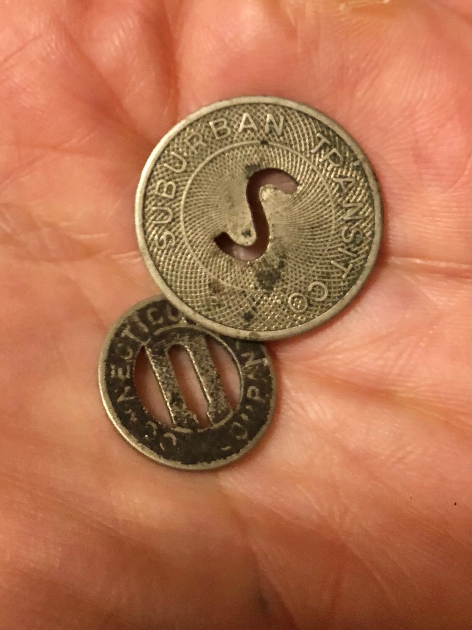 Antique Transit Company Token Collection Streetcar Token One - Etsy