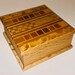 Vintage Sovereign Woodware Marquetry Trinket Box New Zealand NZ Nativeh ...