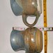 Gorgeous Pair of Matching Hand Built Ceramic Mugs Drip Glaze Earthtones ...