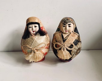 Vintage JAPANESE WEDDING Doll Handcrafted Roly-poly Princess Hime ...