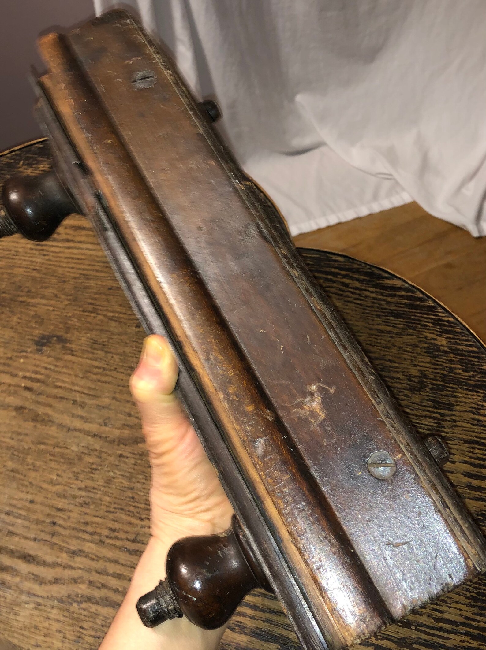 Antique Plough Plane Wooden Tool Farm Tool Large Antique Wooden Plane ...