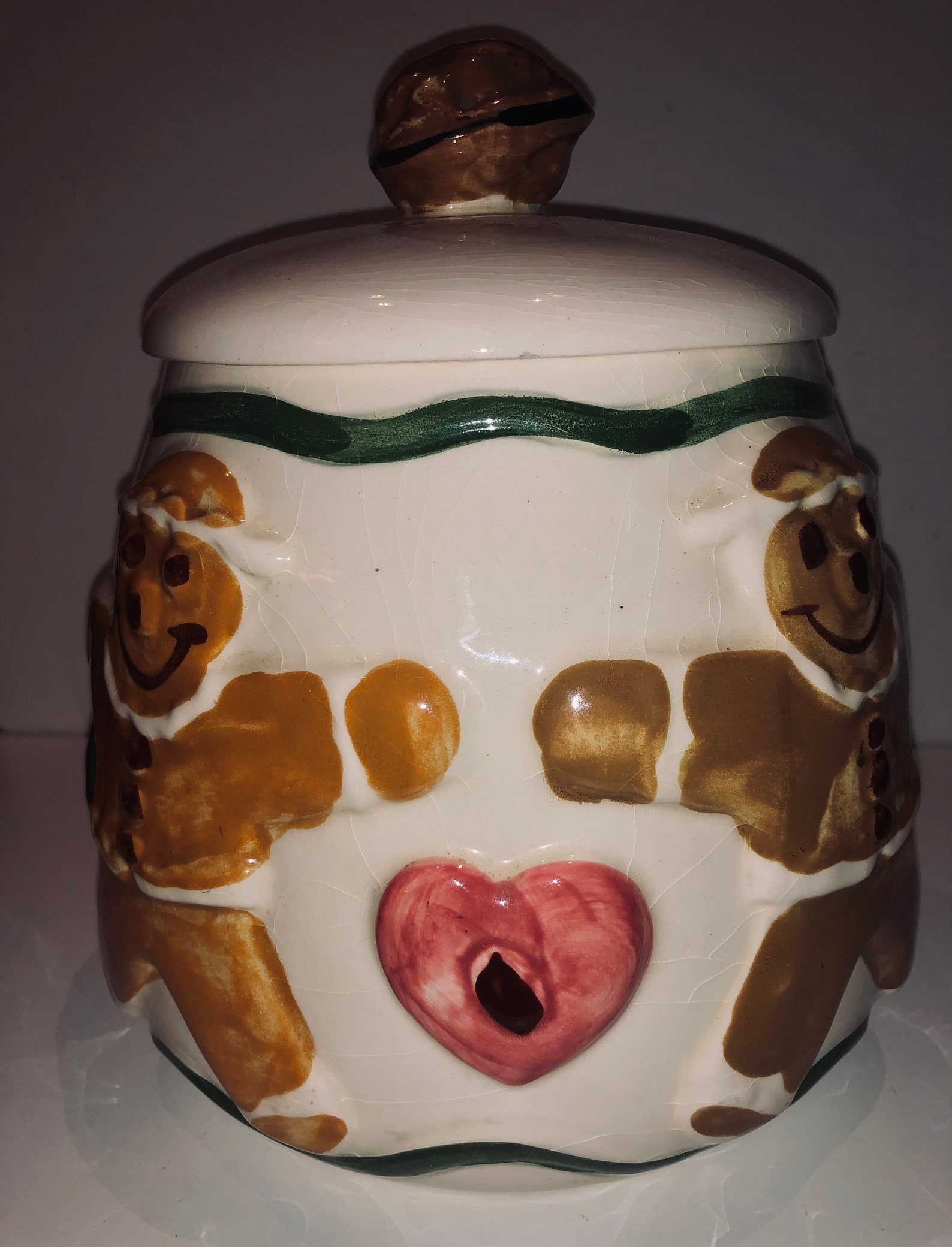 1957 Los Angeles Potteries Cookie Jar Happy Gingerbread Man - Etsy