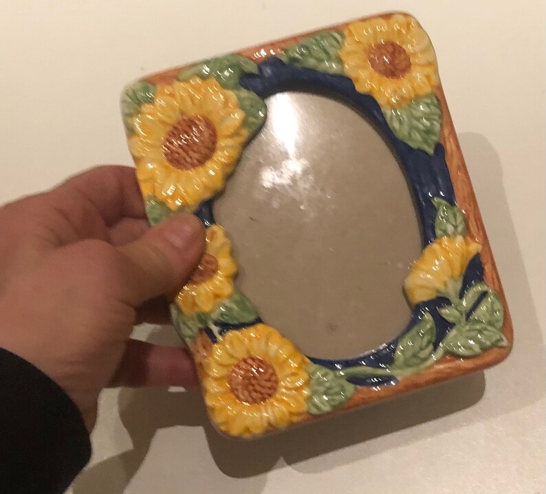 Vintage Ceramic Miniature Picture Frame Hand Painted in - Etsy