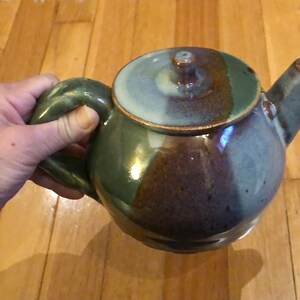 Gorgeous Hand Built Studio Pottery Teapot Polychrome Glaze Southern ...