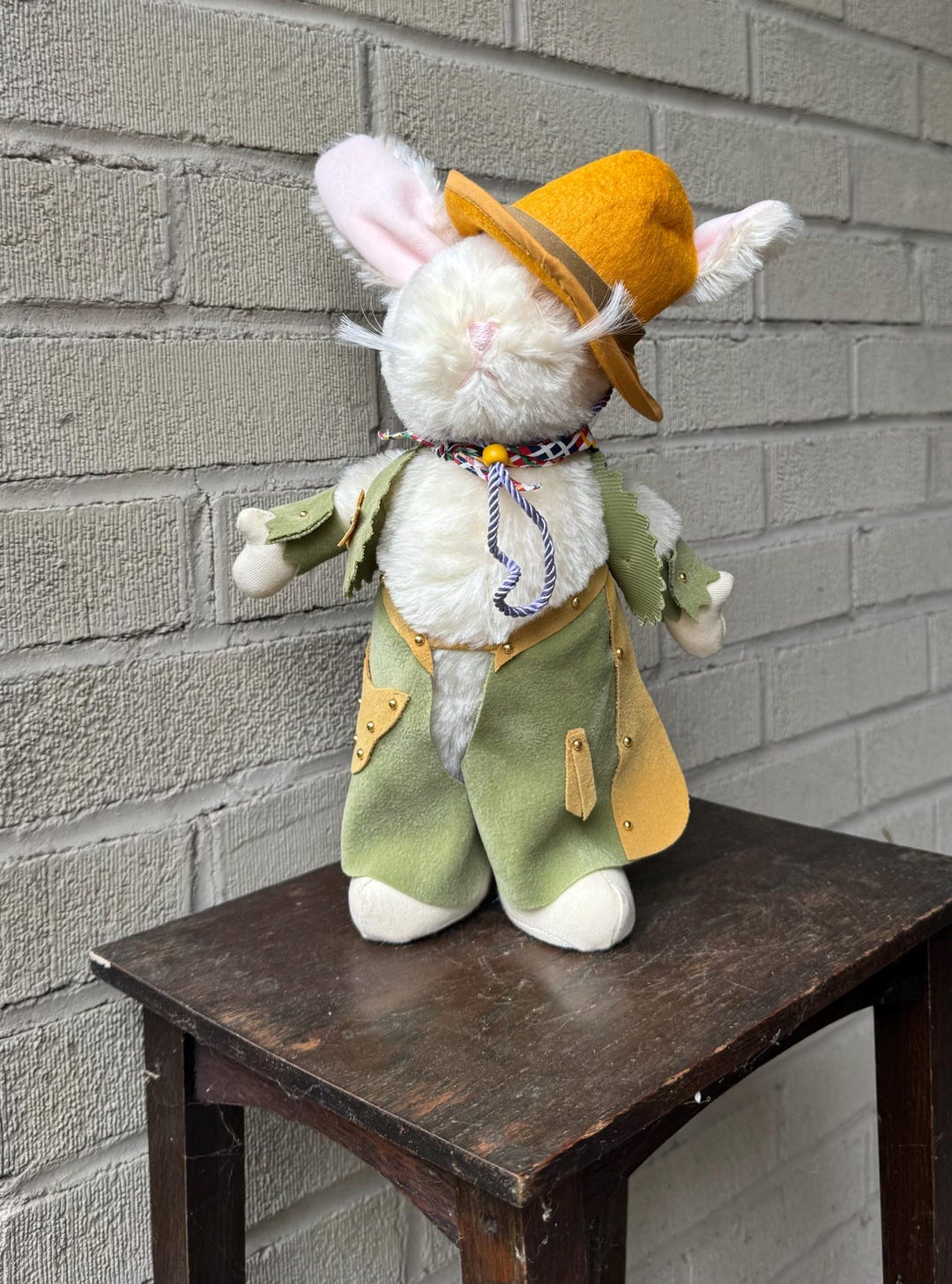 Adorable Vintage Gund My Name is Cowboy Rabbit Je M’appelle Easter ...