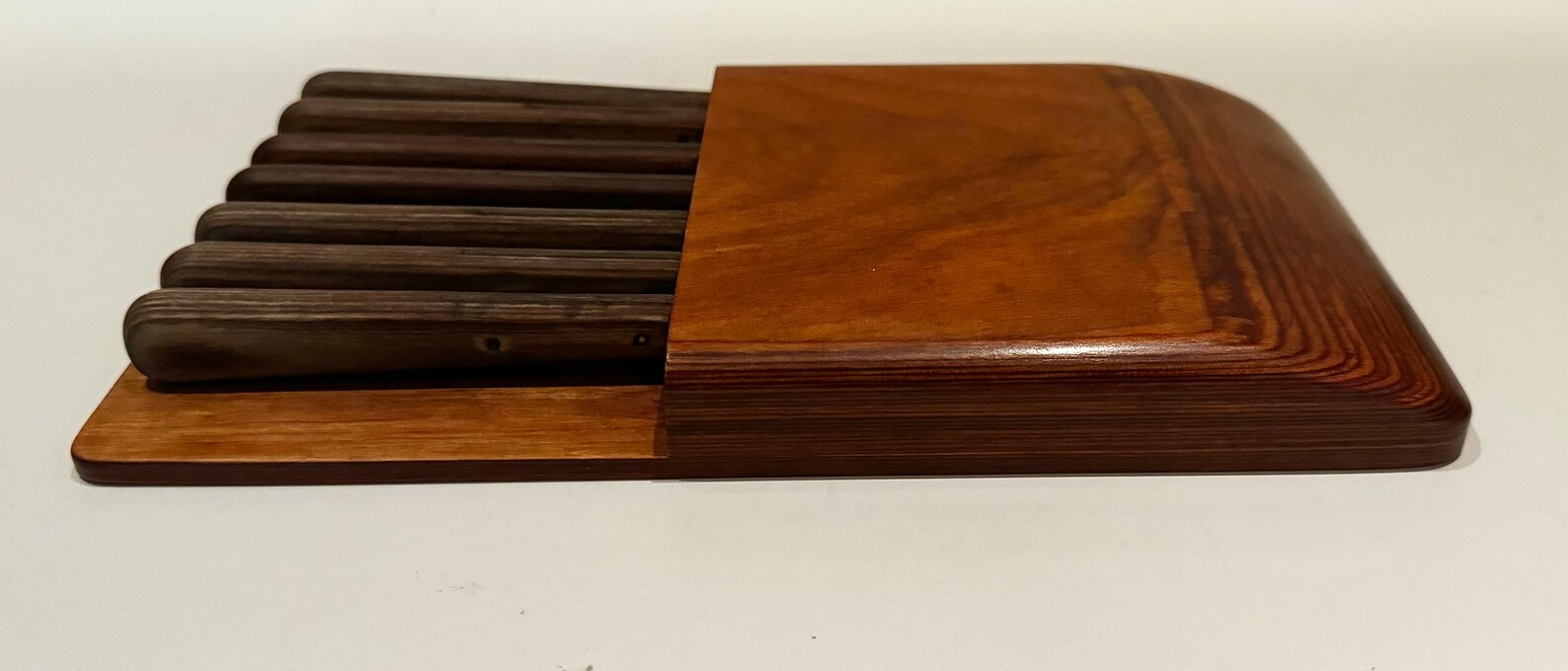 Vintage Mid Century Robeson Shur Edge Knife Set in MCM Modernist ...