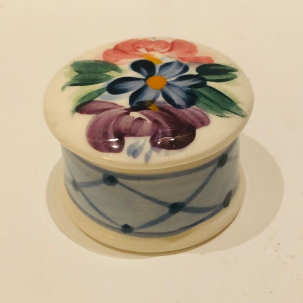 Round Ceramic Box - Etsy