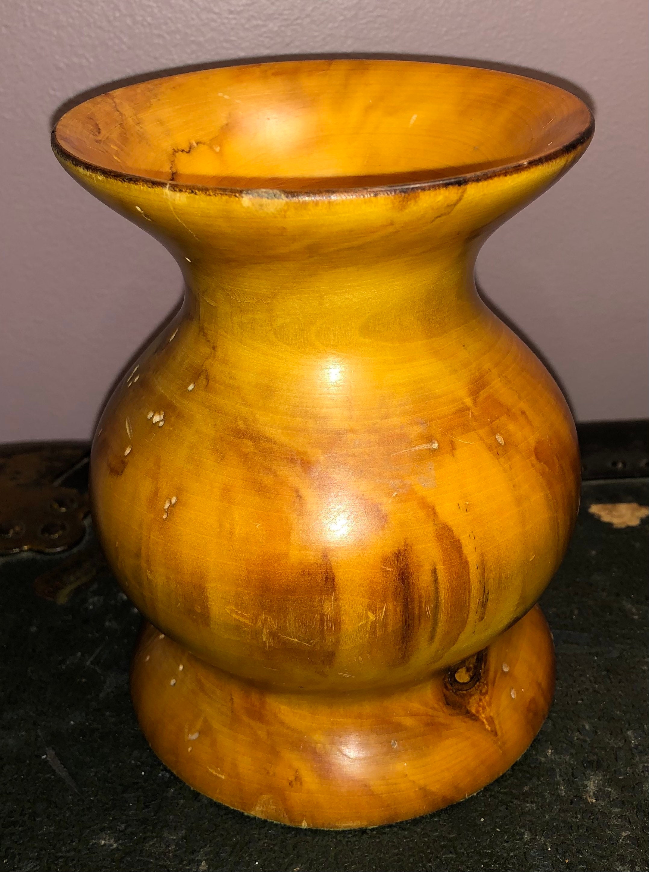 Drink & Barware Kitchen & Dining Burl Wood Hand made Vase Home & Living ...