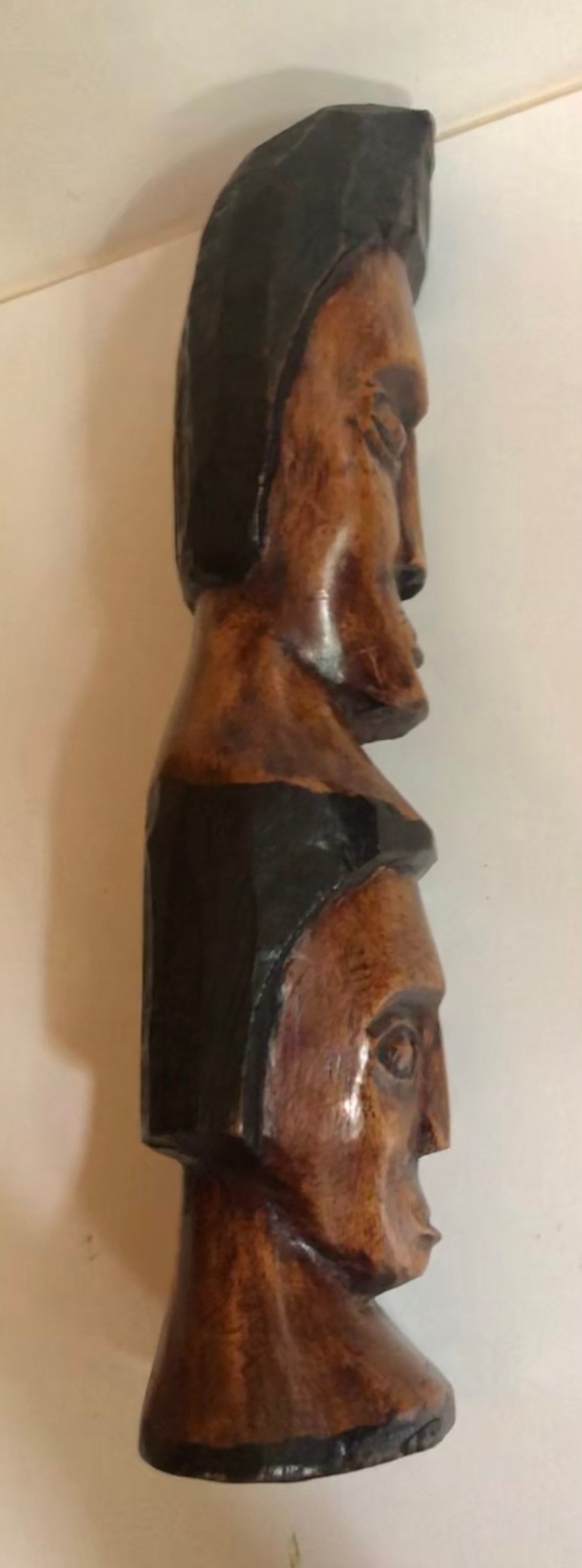 Vintage Carved Wood Tribal African Totem Statue Artist Signed - Etsy