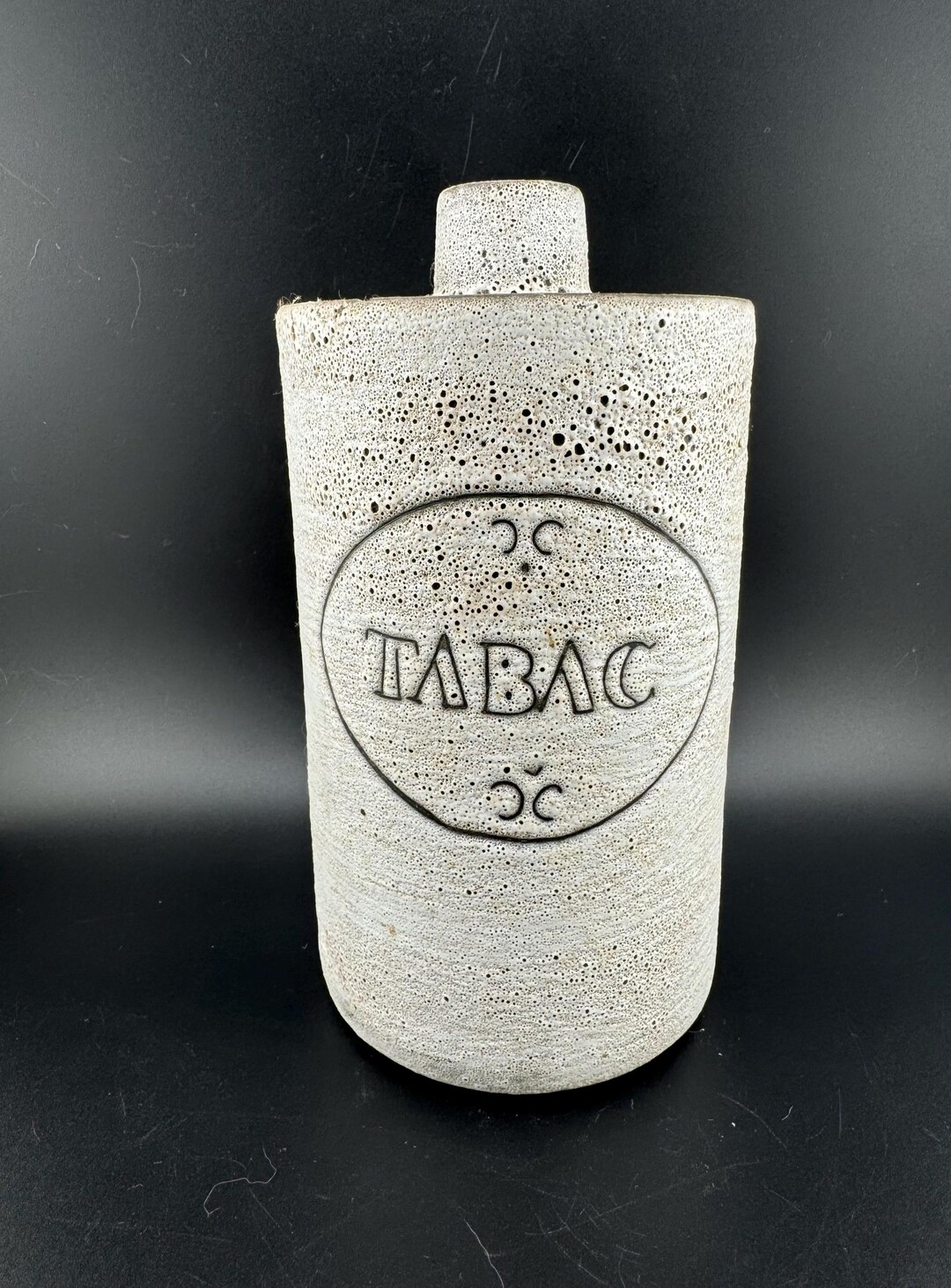 Vintage Handmade Vallauris Tobacco Canister European Gallerie Pallisy ...