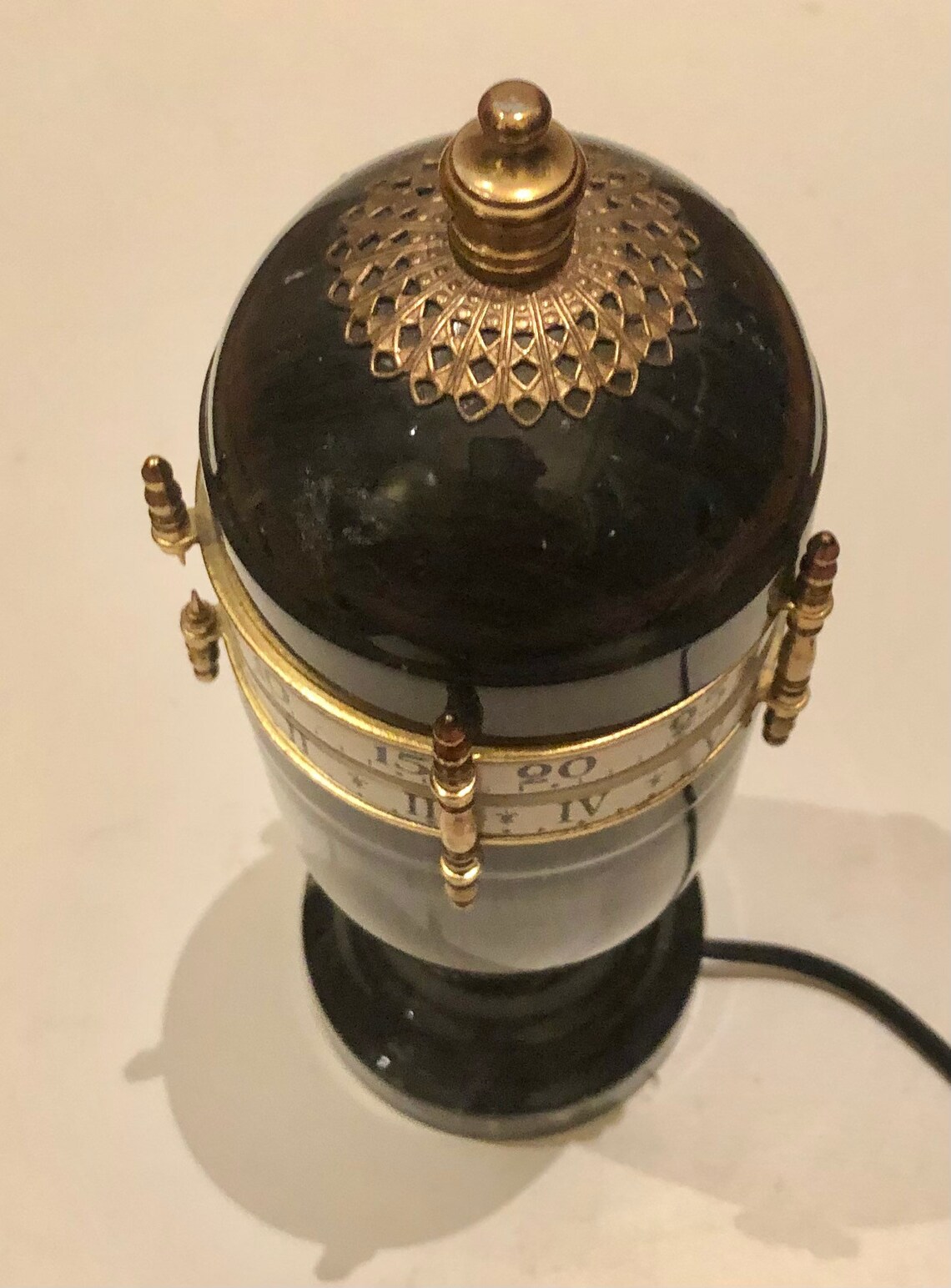 Rare Malachite French Annular Clock Enamel Dial Bronze Ormolu - Etsy