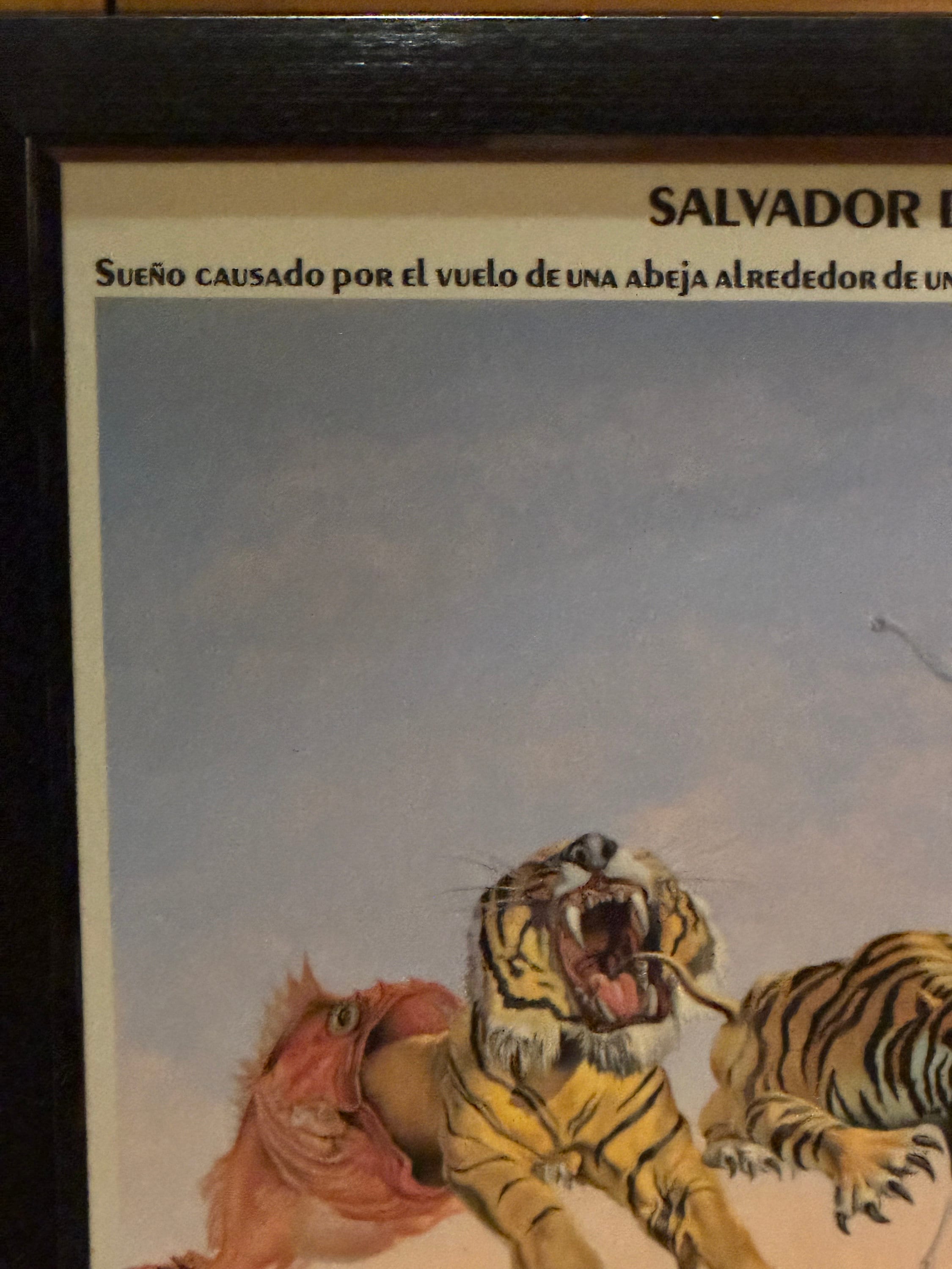 1995 Salvador Dalí Poster Dream Caused by the Flight of a Bee Around a ...