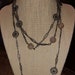 Israeli Brutalist Filigree Necklace Vintage Agate Chain Flapper ...