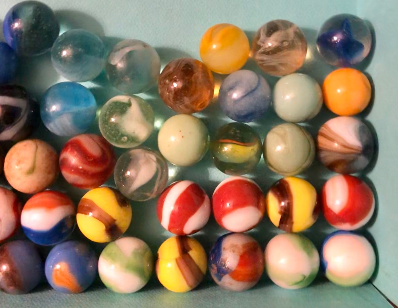 Vintage Marble King Akro Agate Shooter Marbles Clay Marbles - Etsy