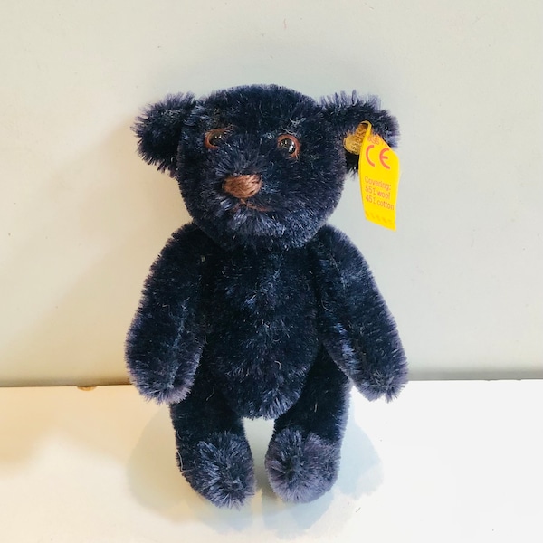 Steiff Blue Bear Mohair - Etsy