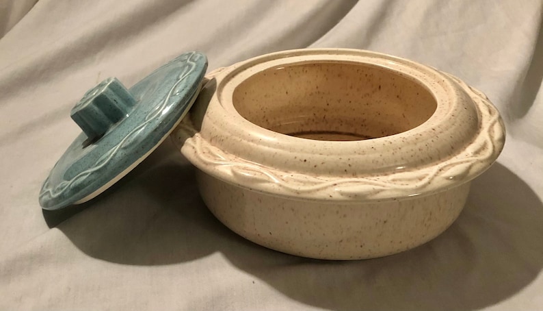 Vintage Midcentury California Pottery Speckled Casserole Dish - Etsy