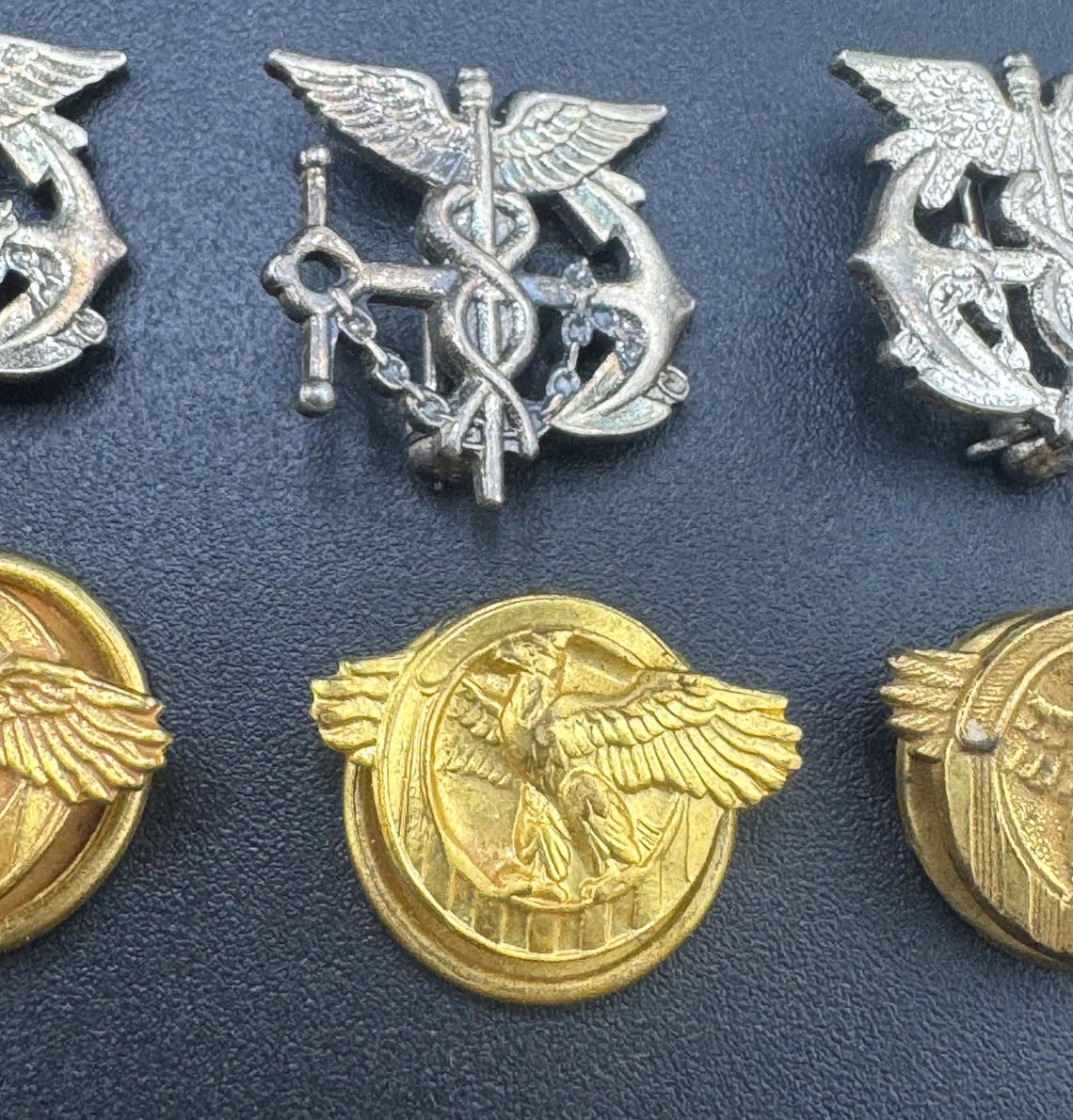 WWII US Military Pins 3 Navy Medical Corps Doctor Nurse Pin Health ...