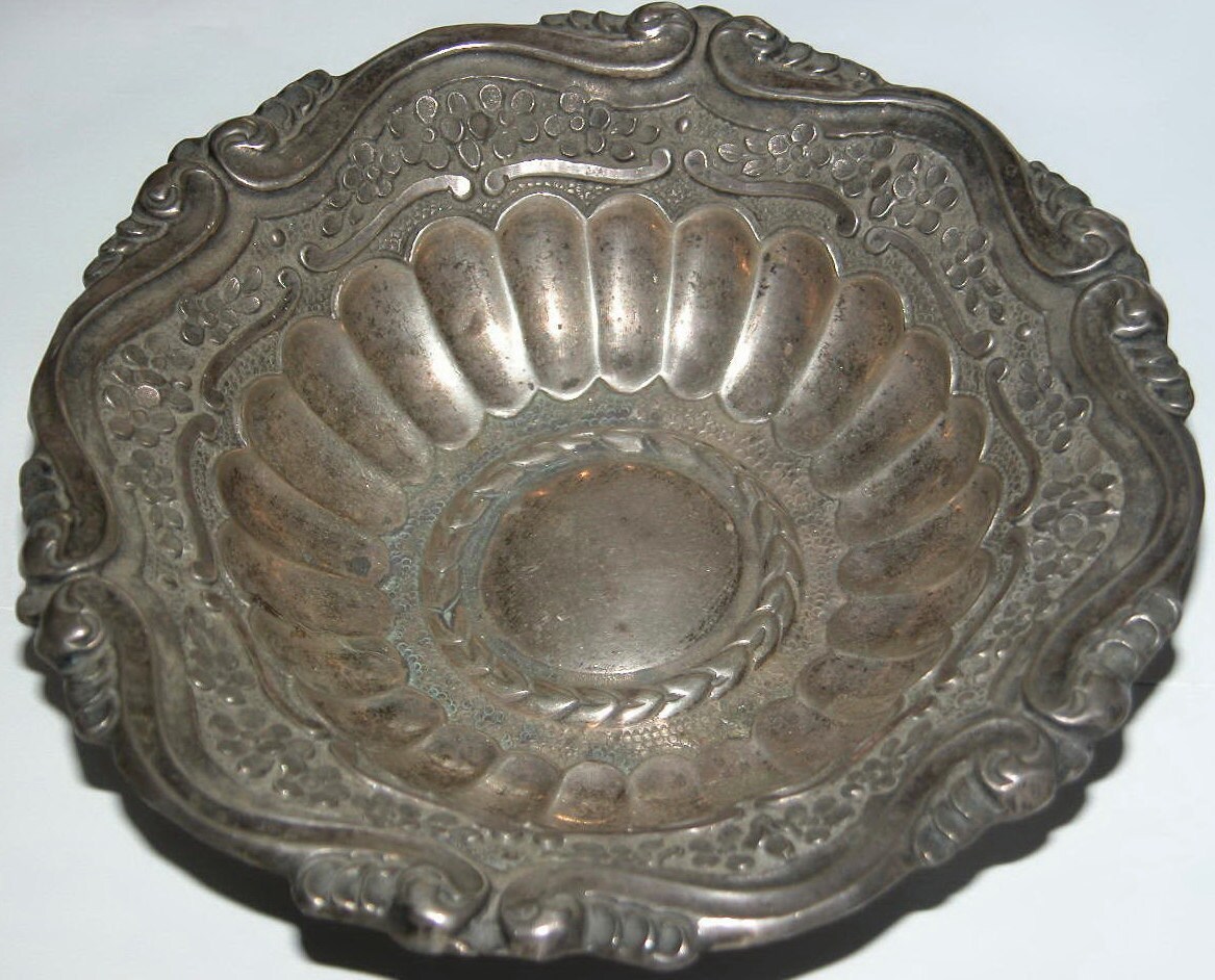 Antique Ornate Silver Victorian Candy Dish Bonbon Dish - Etsy