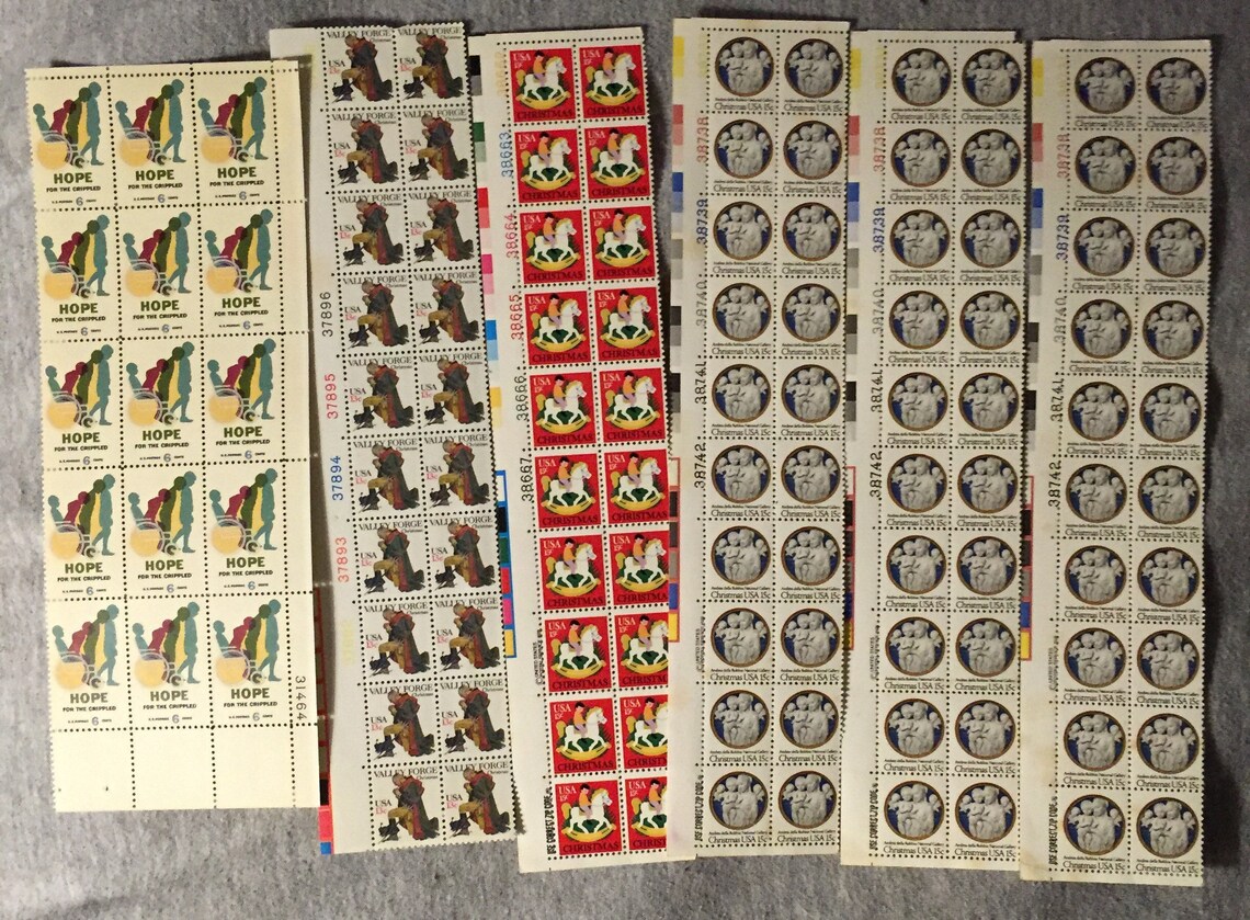 1000 Vintage Stamps USA 60s-70s USA Postage Stamp Collection | Etsy