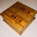 Vintage Sovereign Woodware Marquetry Trinket Box New Zealand NZ Nativeh ...