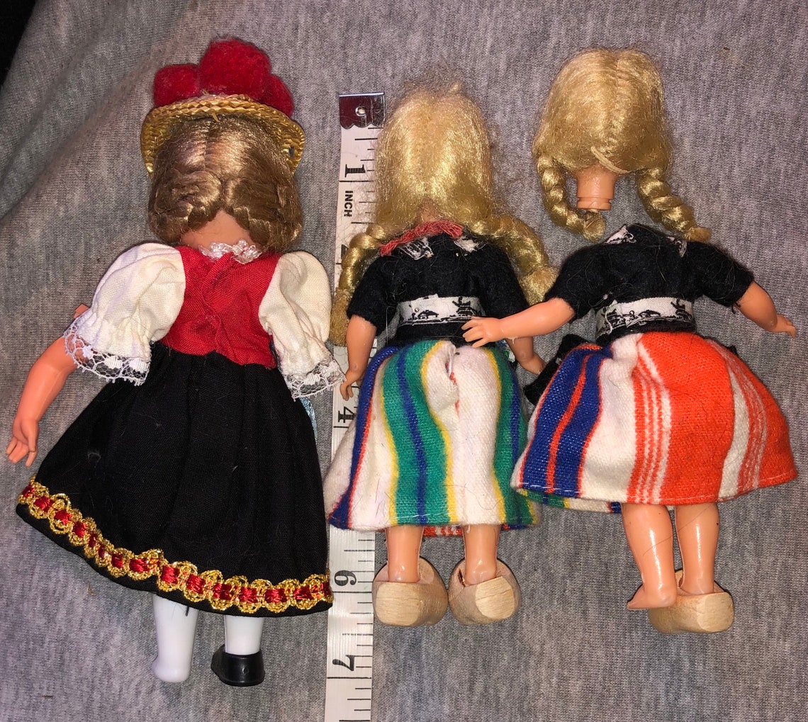 Antique Dutch Dolls for Restoration and Parts Petite Vintage | Etsy