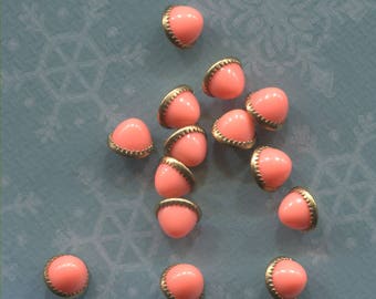 Coral buttons | Etsy