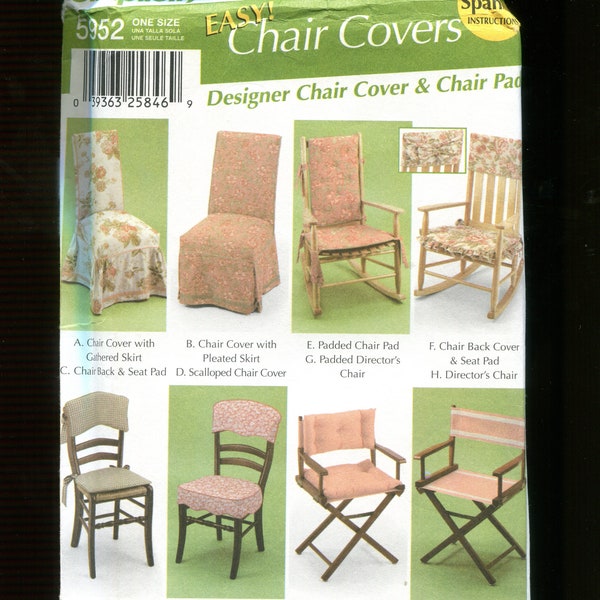 Chair Cover Pattern - Etsy